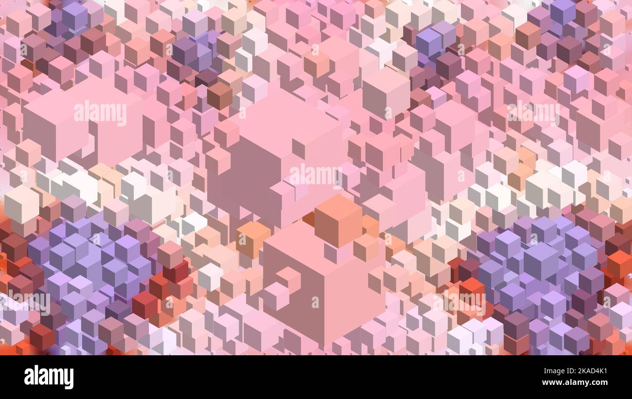 Abstract cubes shape background Stock Photo - Alamy