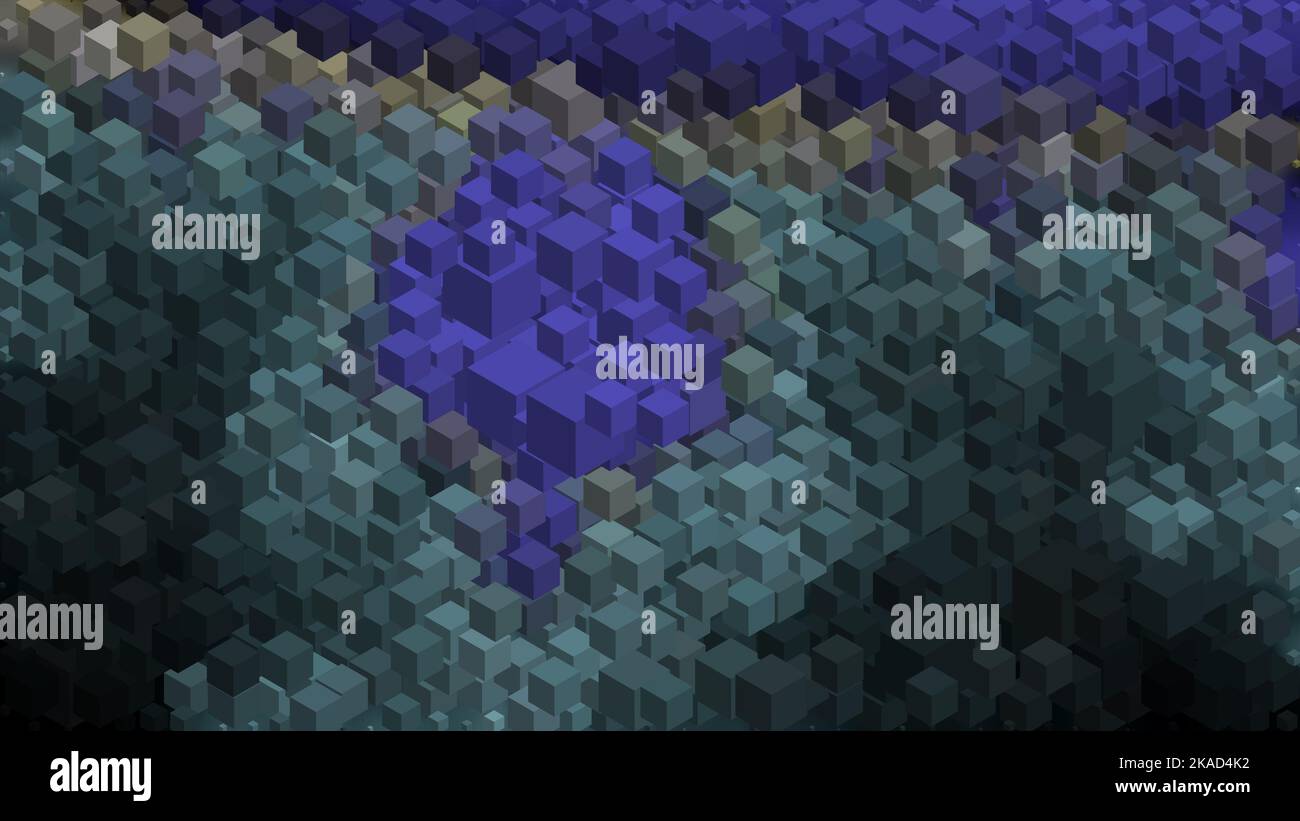 Abstract cubes shape background Stock Photo - Alamy