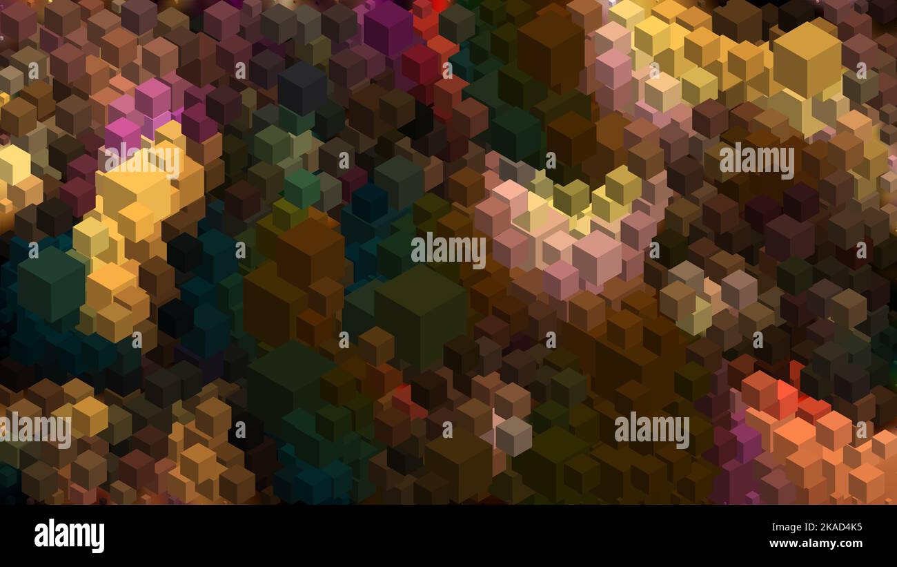 Abstract cubes shape background Stock Photo - Alamy