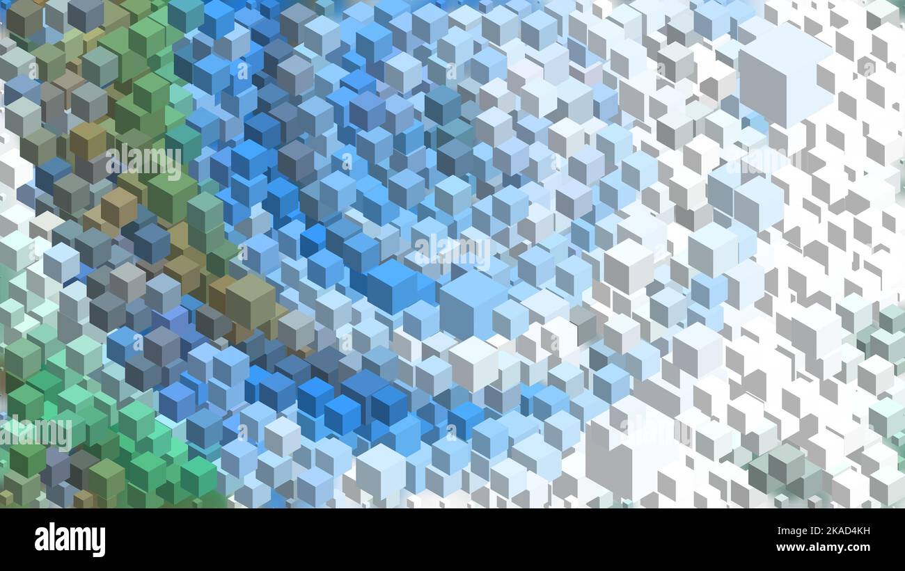 Abstract cubes shape background Stock Photo - Alamy