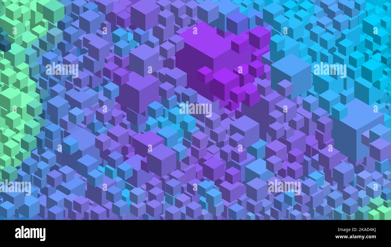 Abstract cubes shape background Stock Photo - Alamy