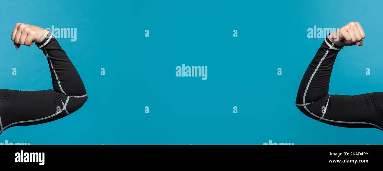 Bodybuilder hands up winner fitness hi-res stock photography and images ...