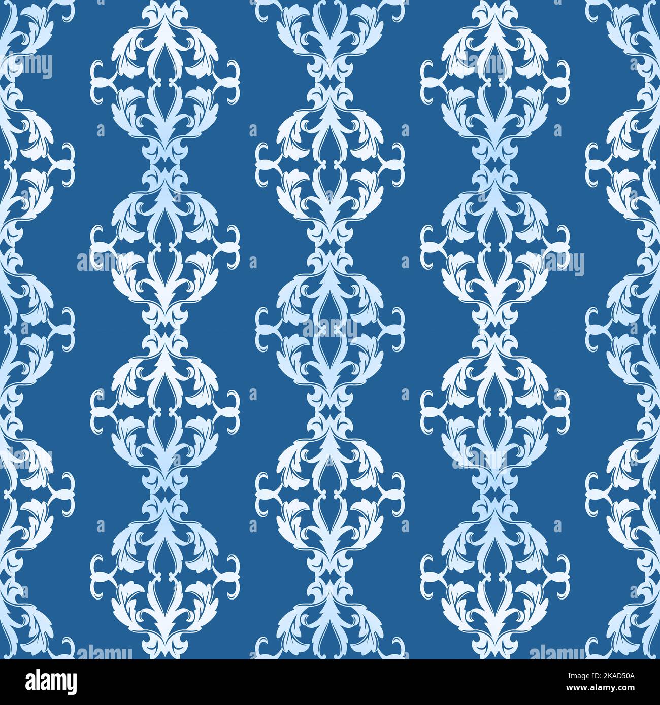 Seamless pattern in trendy blue color. Classic Blue Color of the Year ...