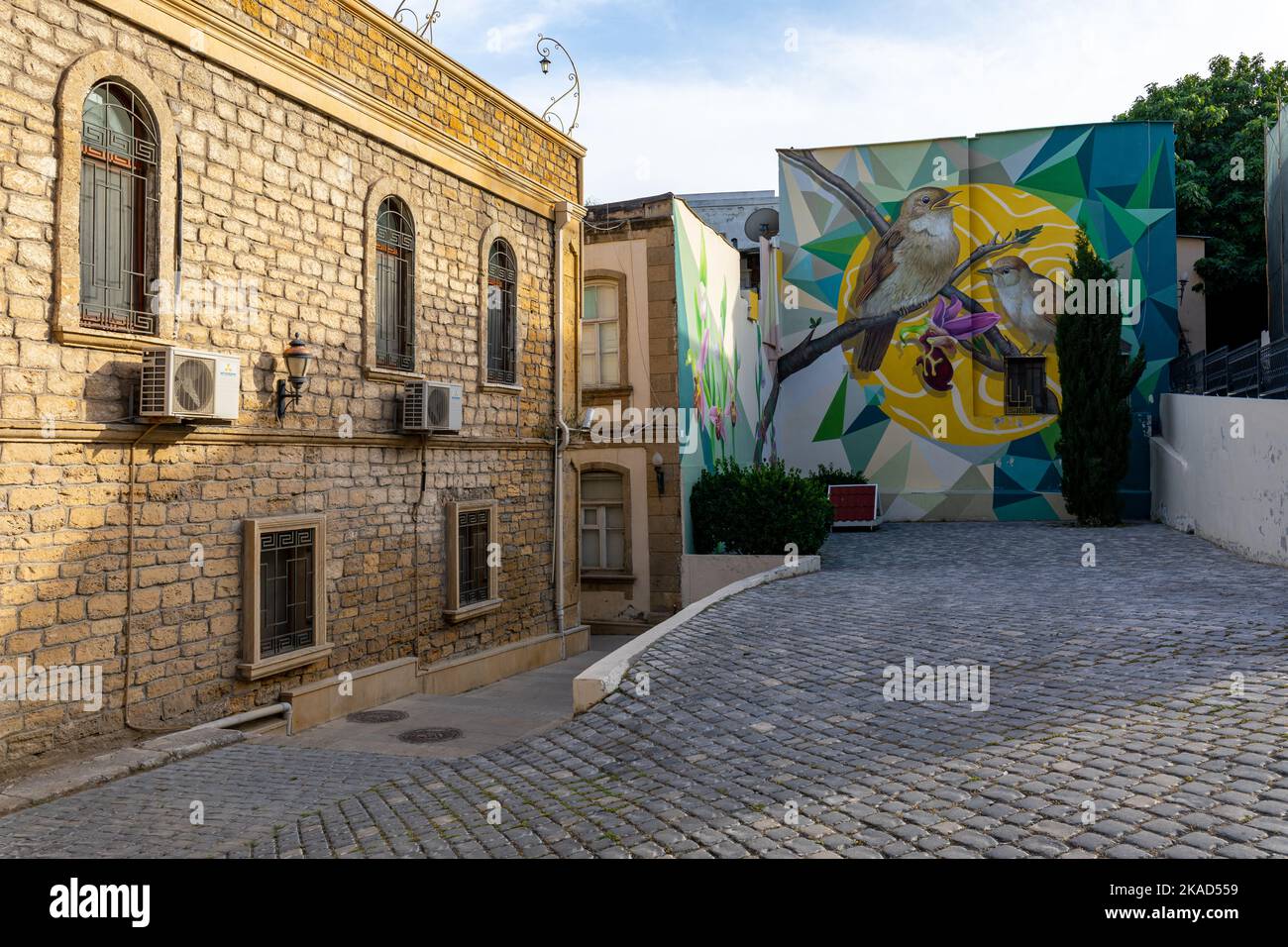 Old City in Baku. Traditional Medieval Architecture. Baku, Republic of ...