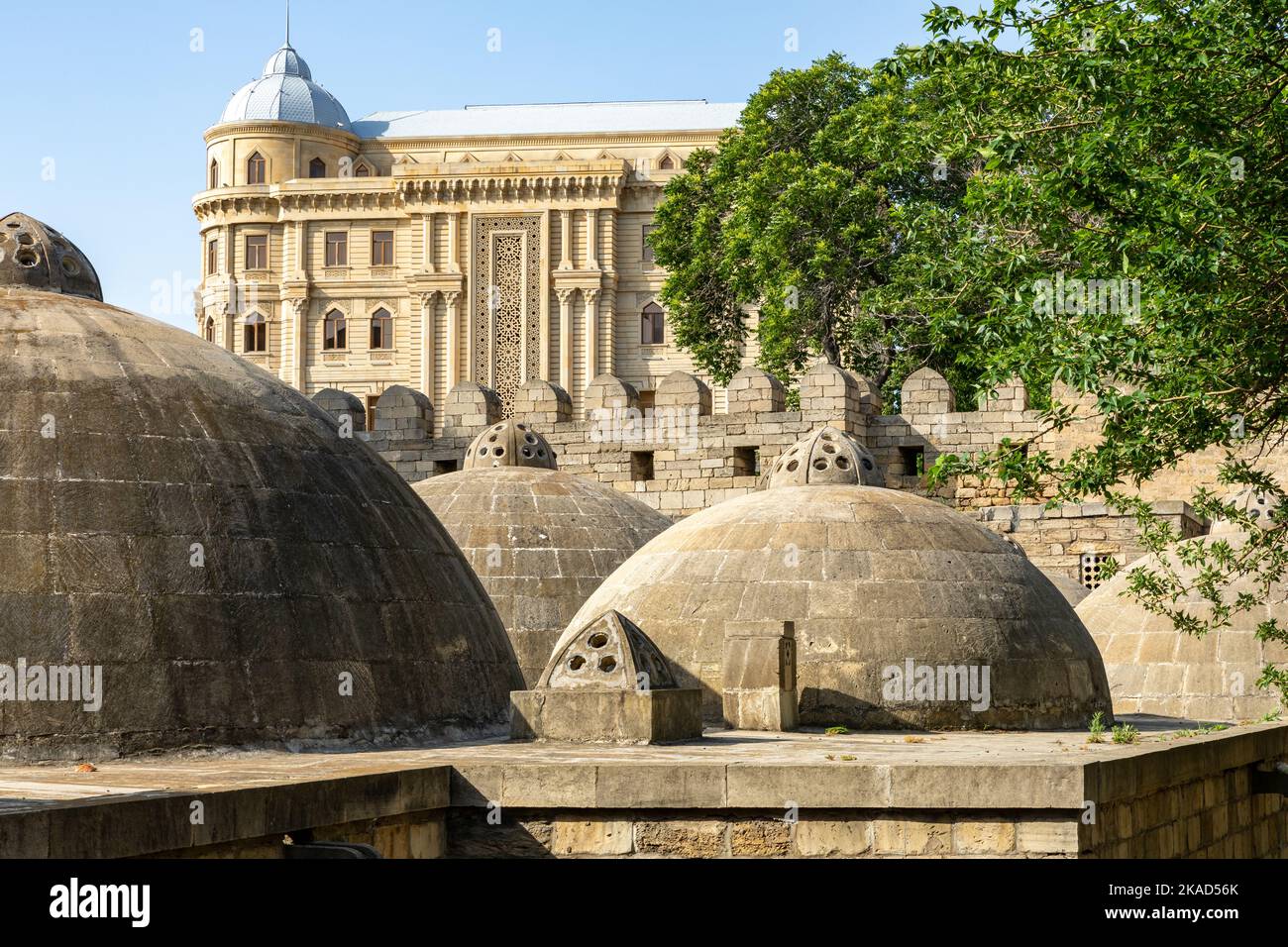 Old City in Baku. Traditional Medieval Architecture. Baku, Republic of ...