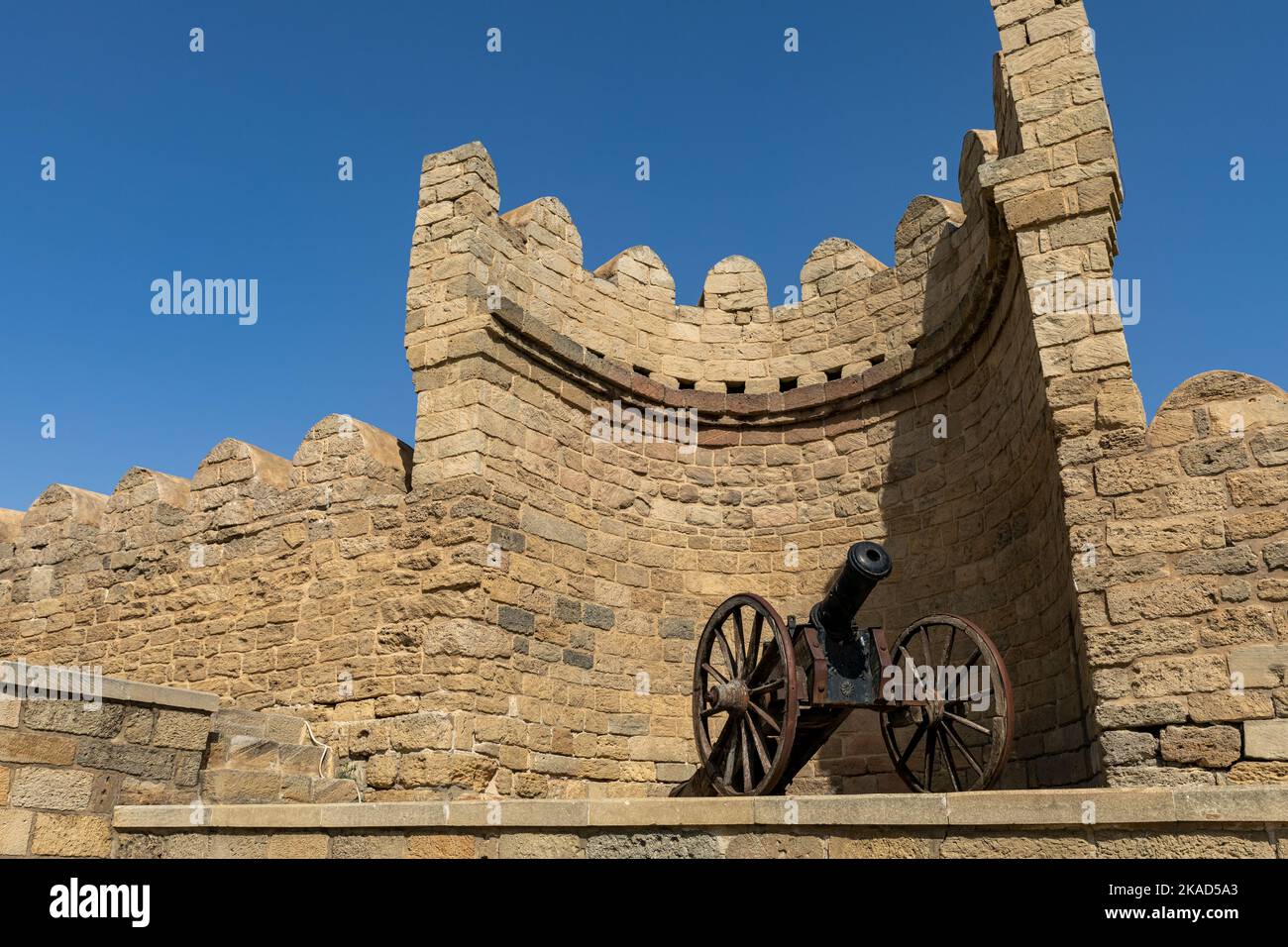 Old City in Baku. Traditional Medieval Architecture. Baku, Republic of ...