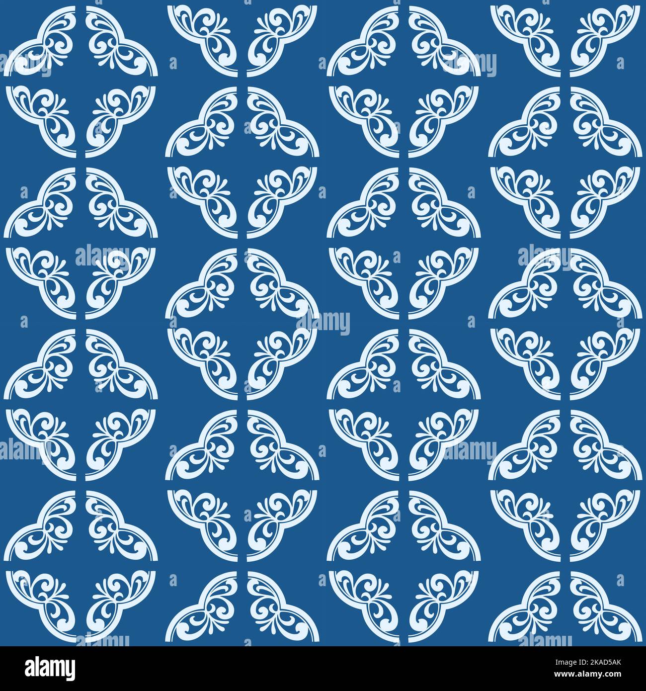 Seamless pattern in trendy blue color. Classic Blue Color of the Year ...