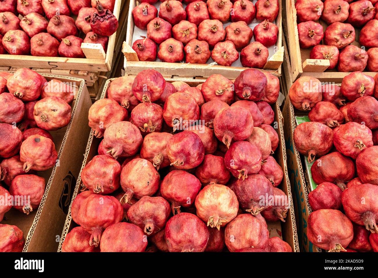 Green Market in Baku. Fresh fruit and vegetables at a traditional food ...
