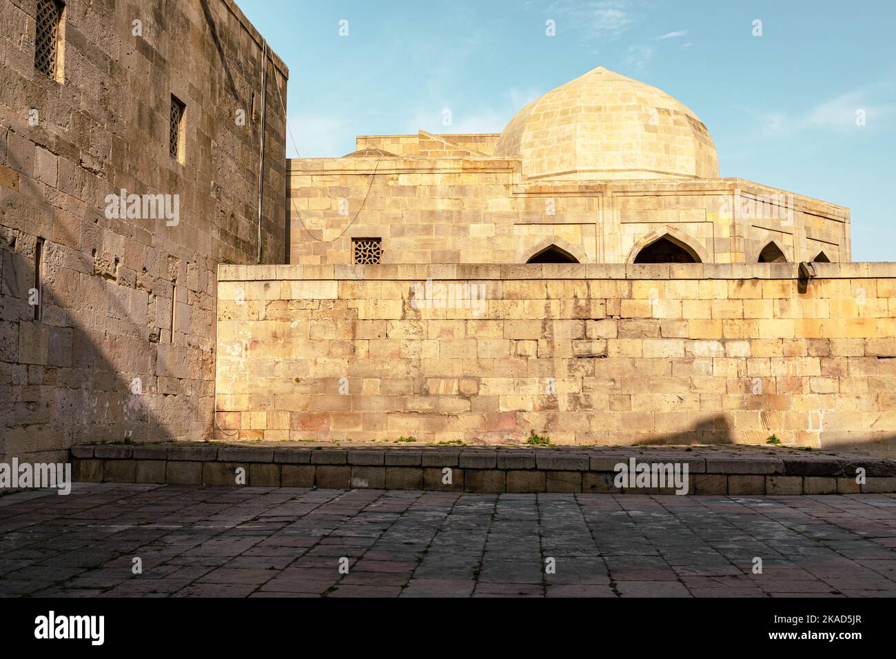 Old City in Baku. Traditional Medieval Architecture. Baku, Republic of ...