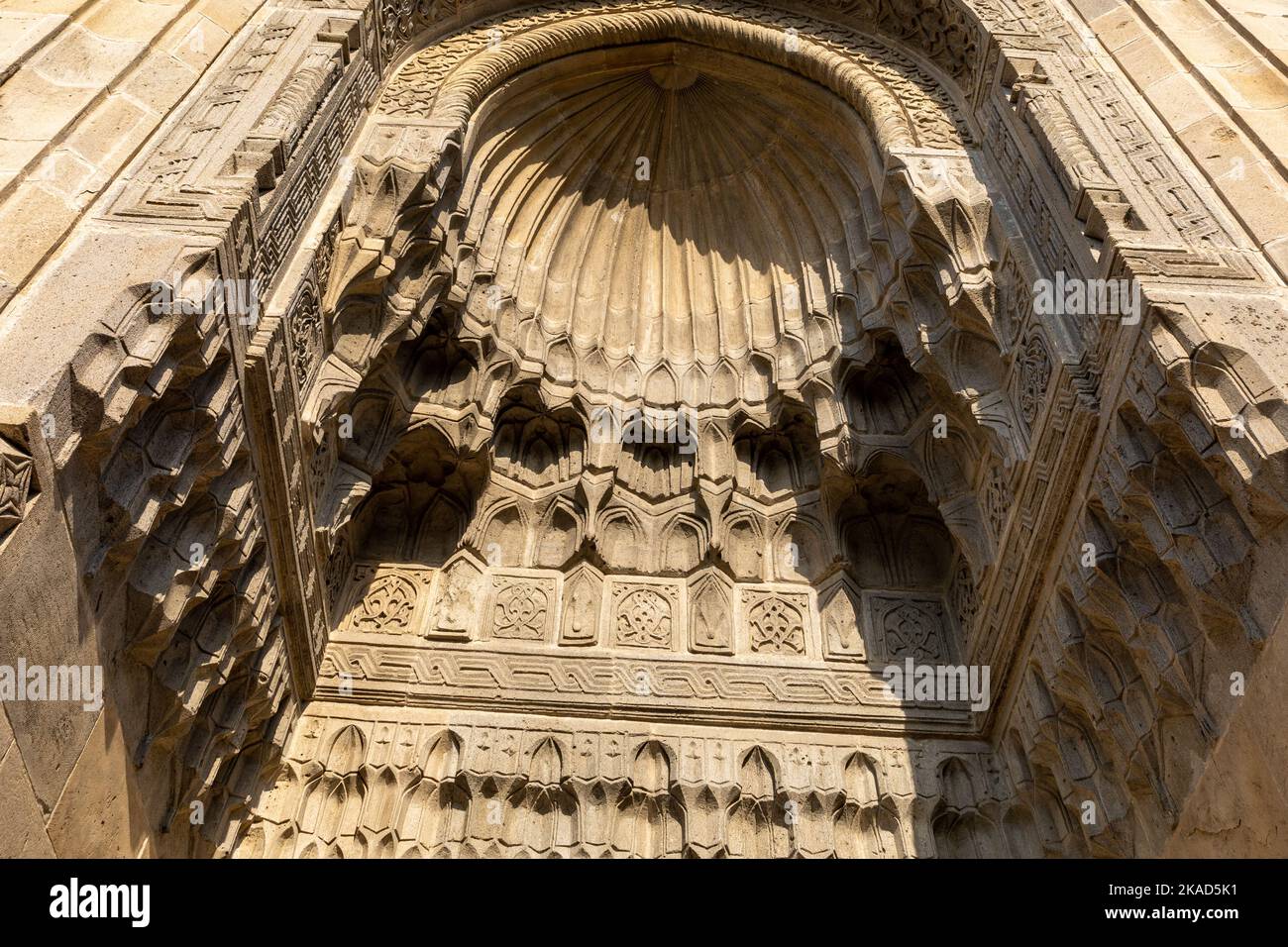 Old City in Baku. Traditional Medieval Architecture. Baku, Republic of ...