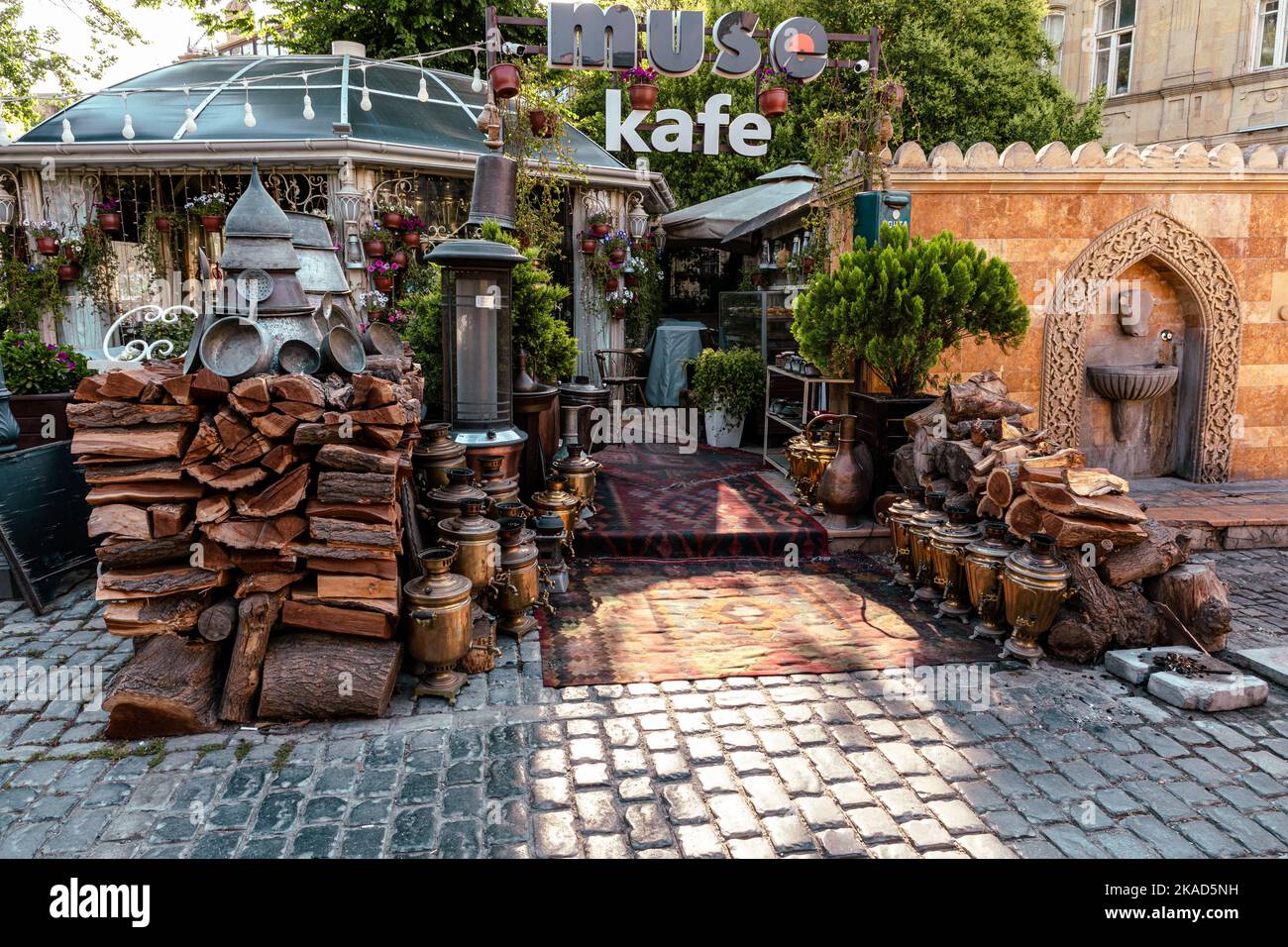 Old City in Baku. Traditional Medieval Architecture. Baku, Republic of ...