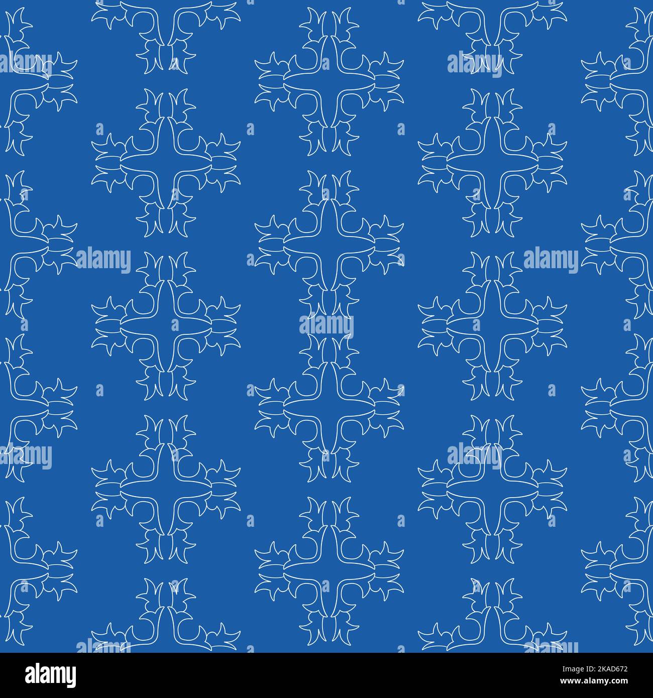 Seamless pattern in trendy blue color. Classic Blue Color of the Year ...