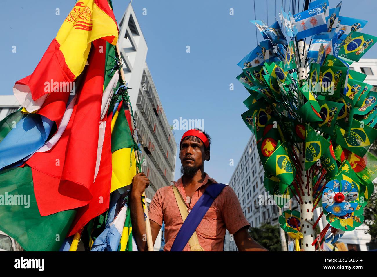 Dhaka, Bangladesh - October 02, 2022: On the occasion of World Cup ...