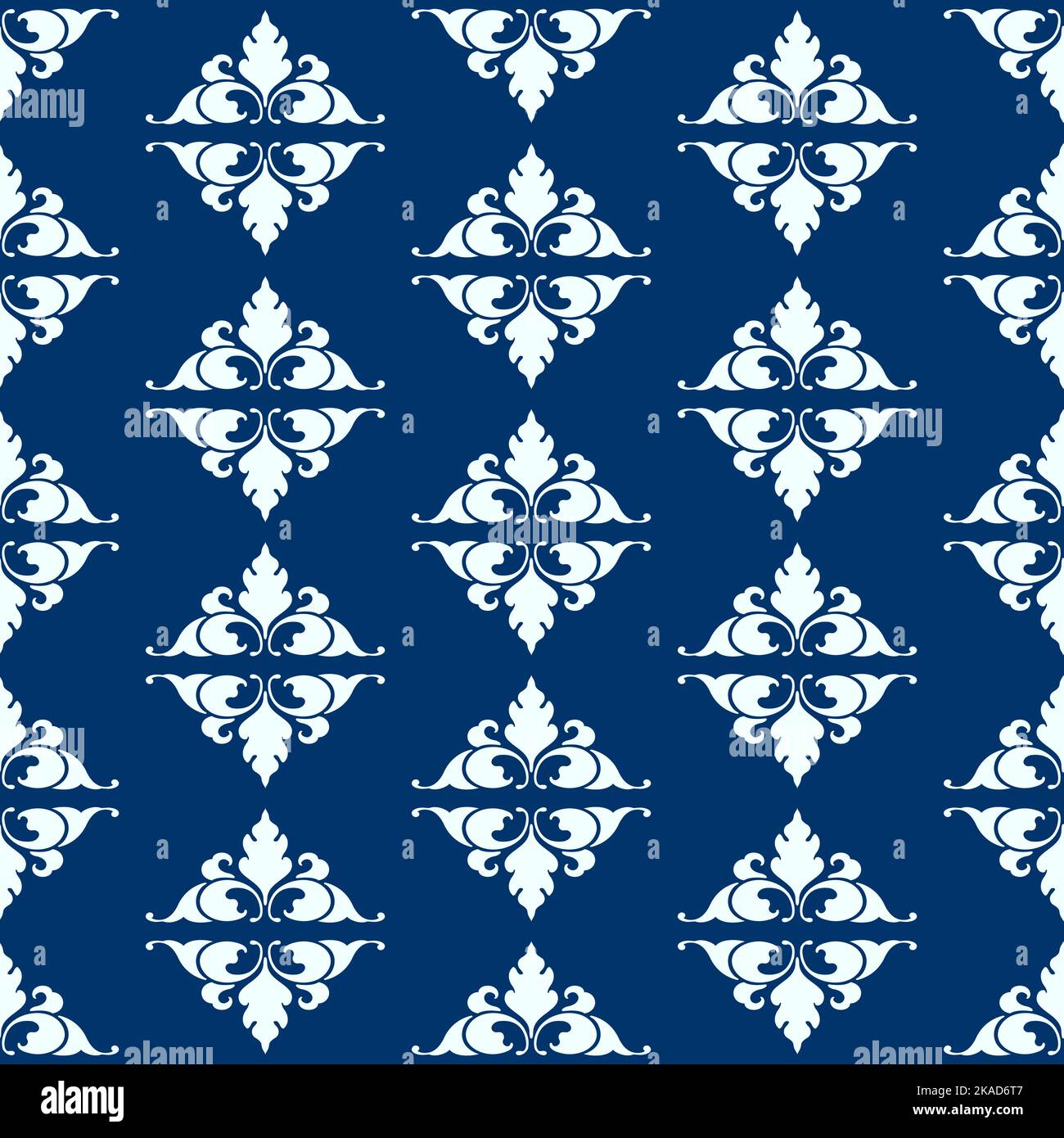 Seamless pattern in trendy blue color. Classic Blue Color of the Year ...