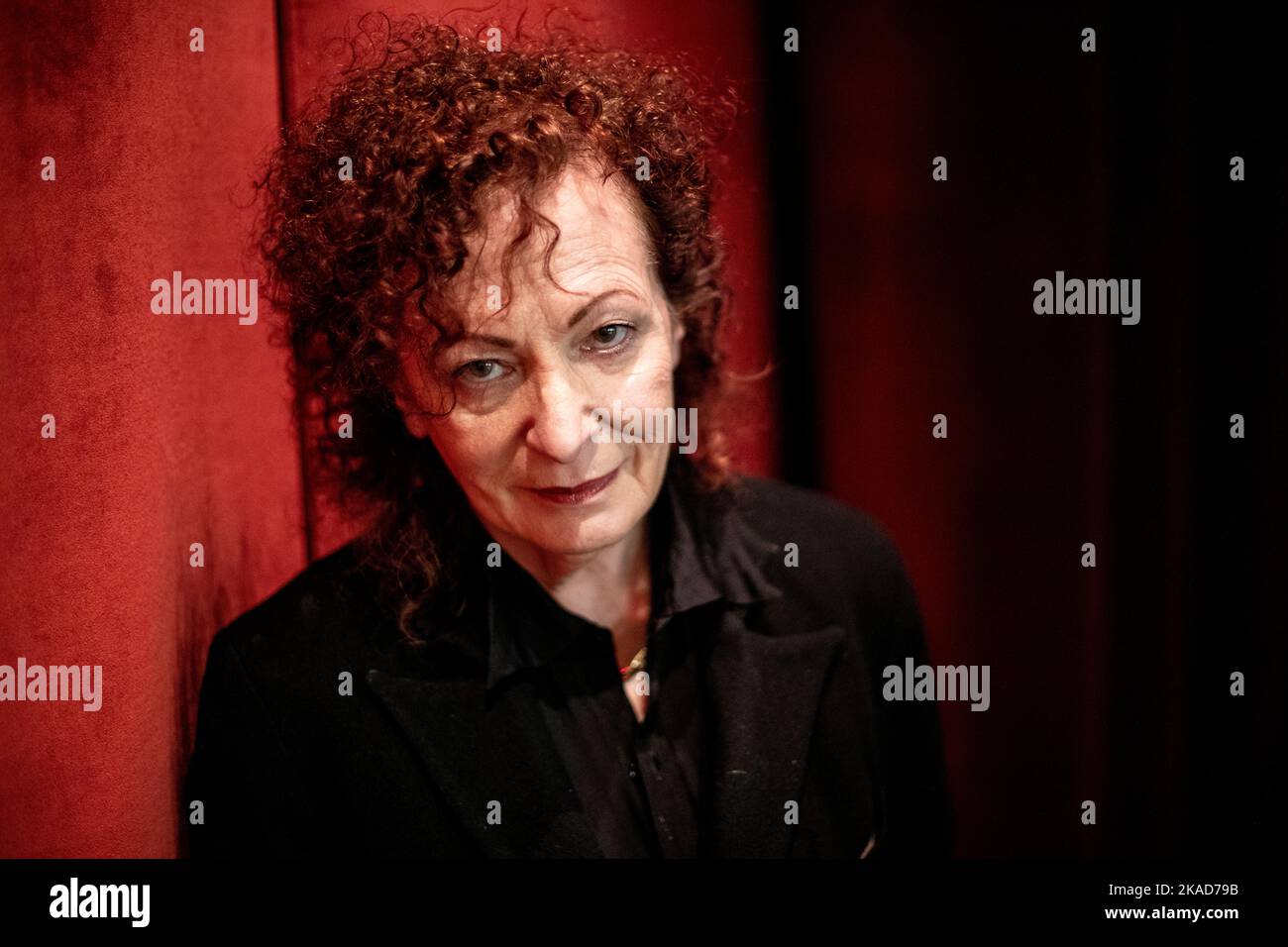 American photographer Nan Goldin photographed in Stockholm, Sweden ...