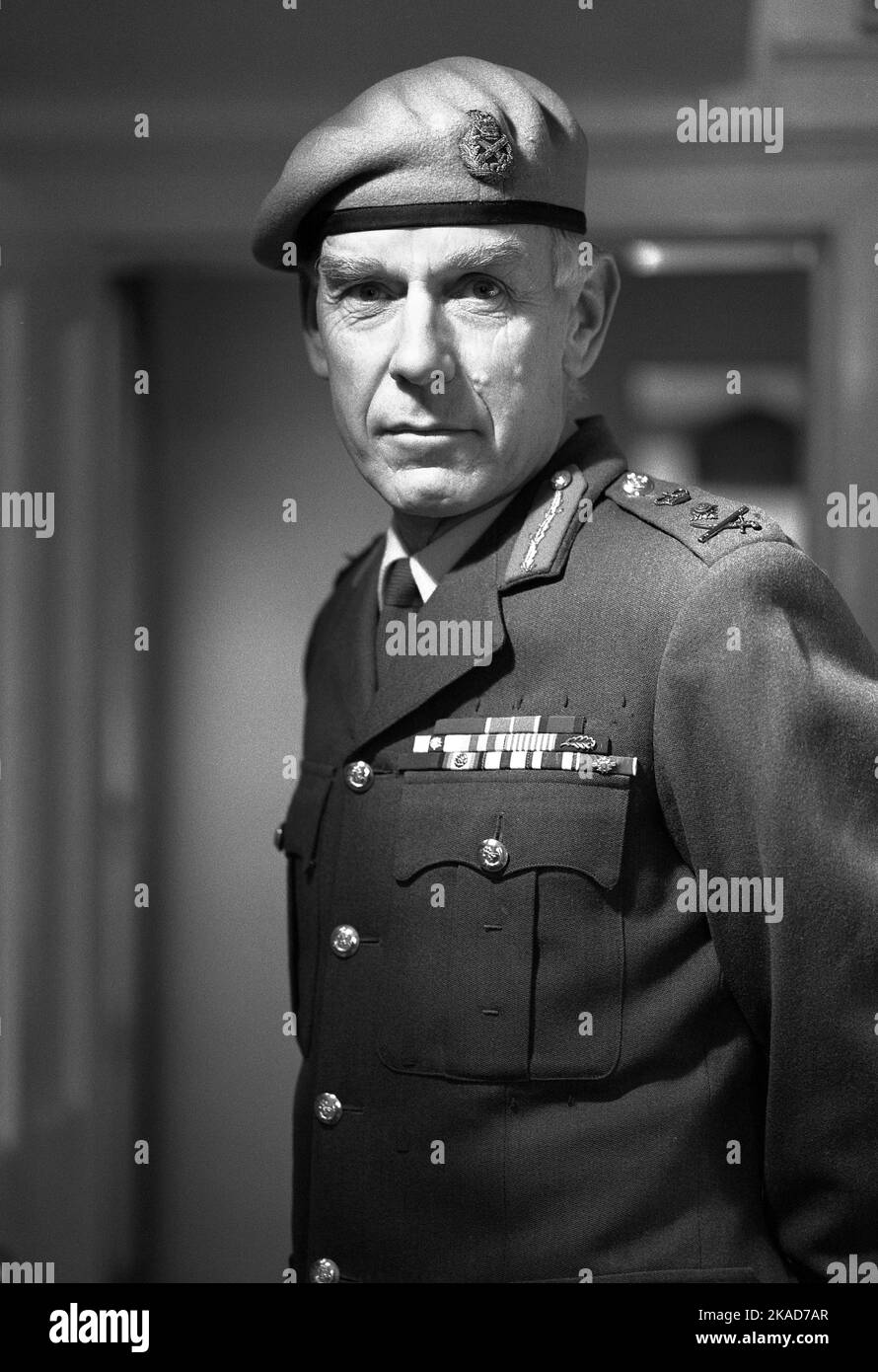 General Sir Peter Edgar de la Cour de la Billière former British Army ...