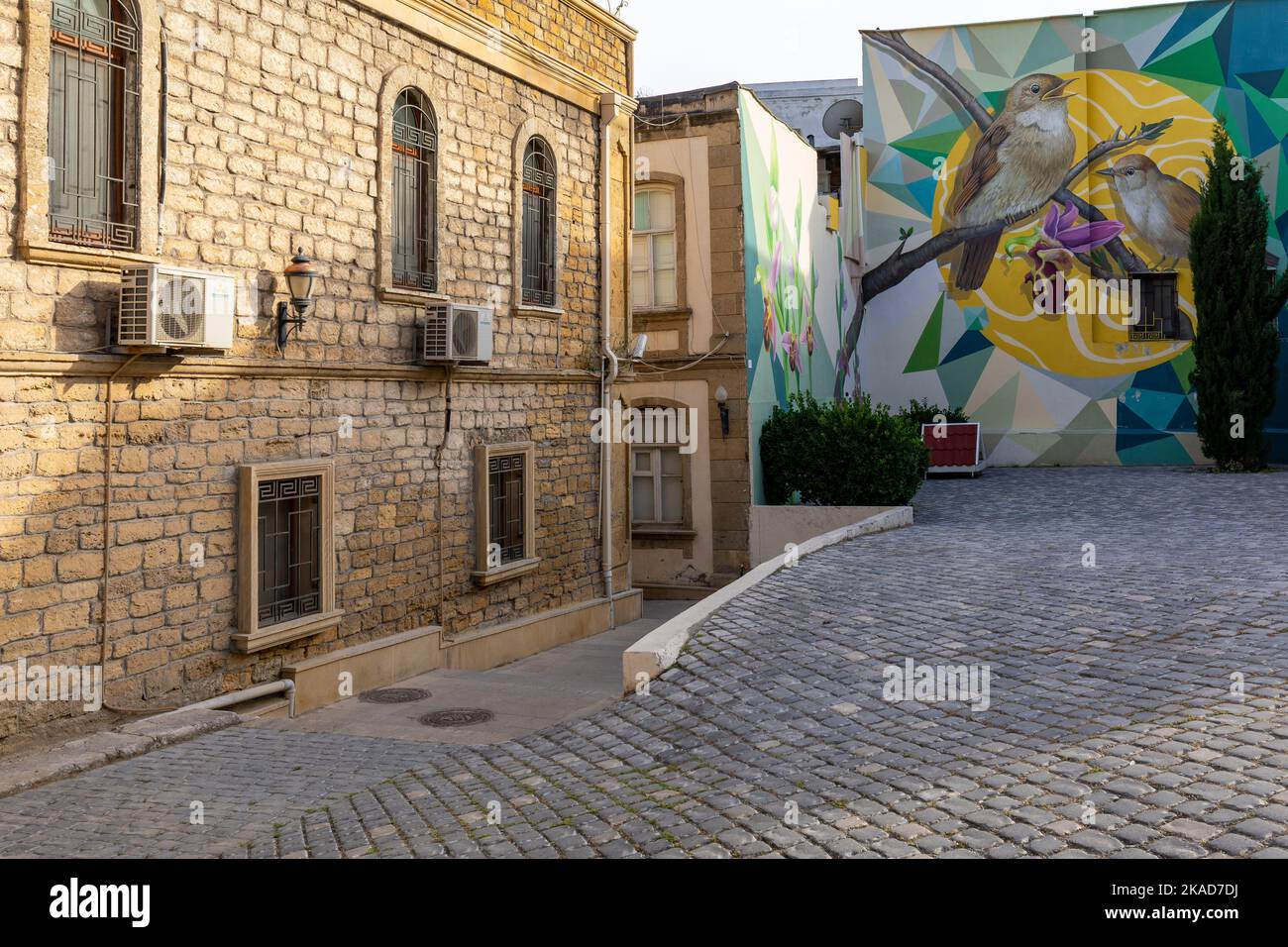 Old City in Baku. Traditional Medieval Architecture. Baku, Republic of ...