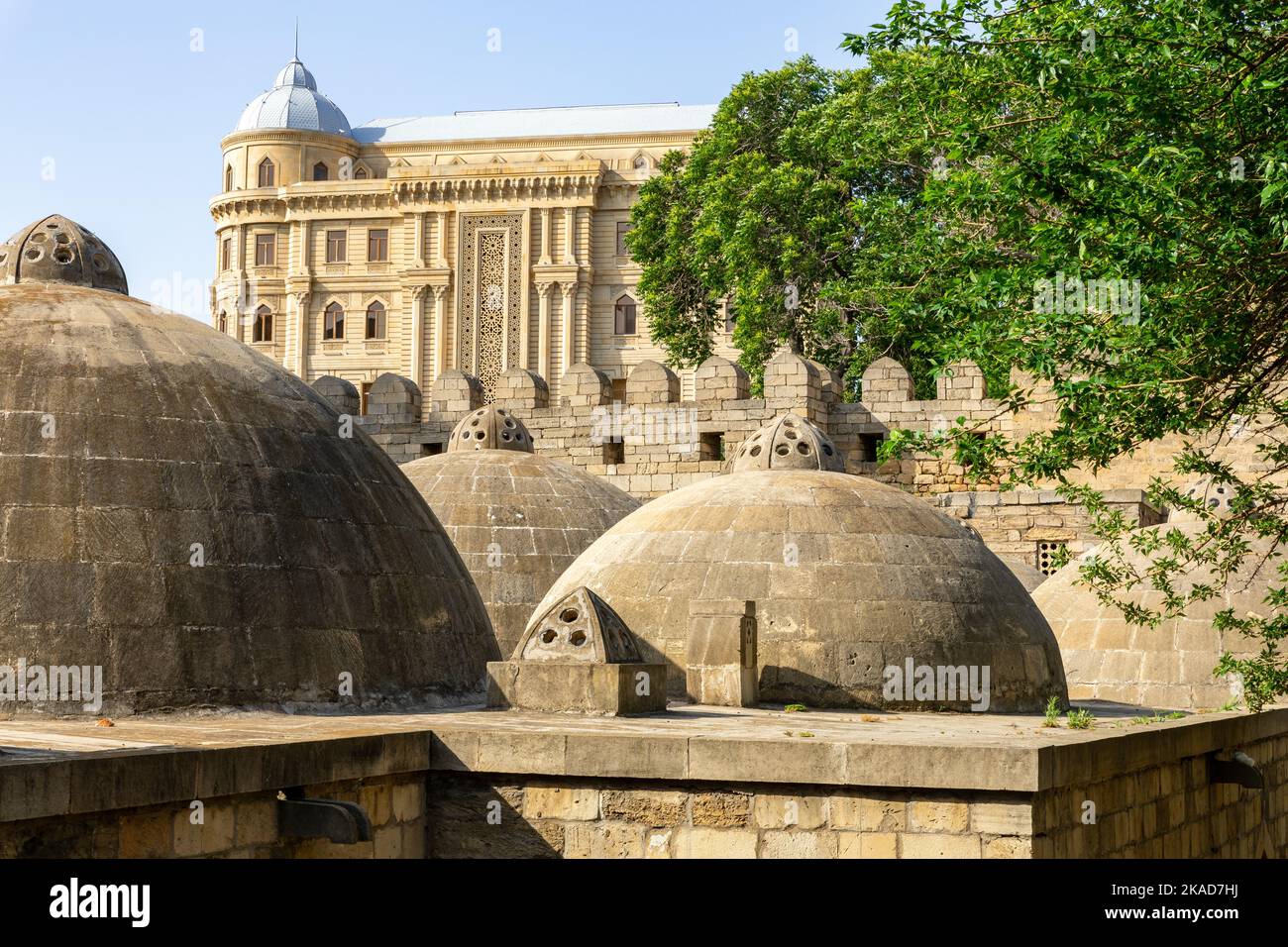 Old City in Baku. Traditional Medieval Architecture. Baku, Republic of ...
