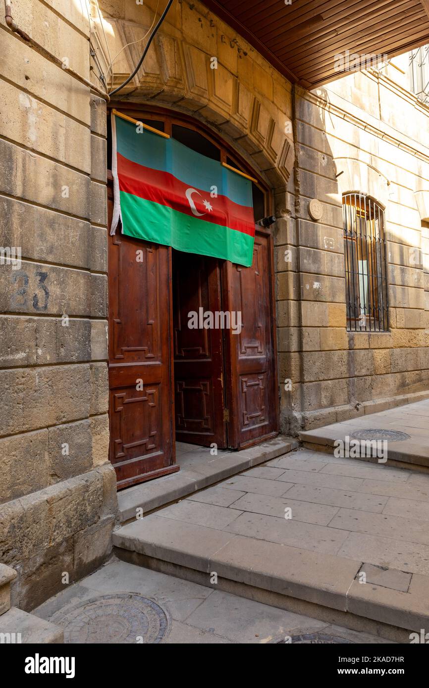 Old City in Baku. Traditional Medieval Architecture. Baku, Republic of ...
