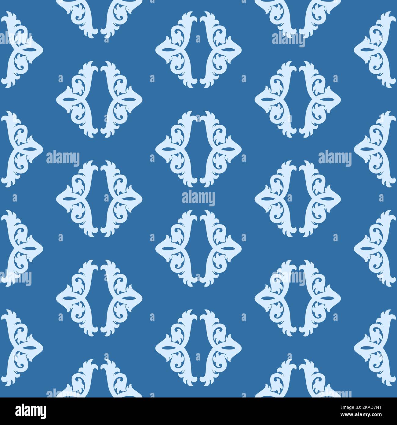 Seamless pattern in trendy blue color. Classic Blue Color of the Year ...