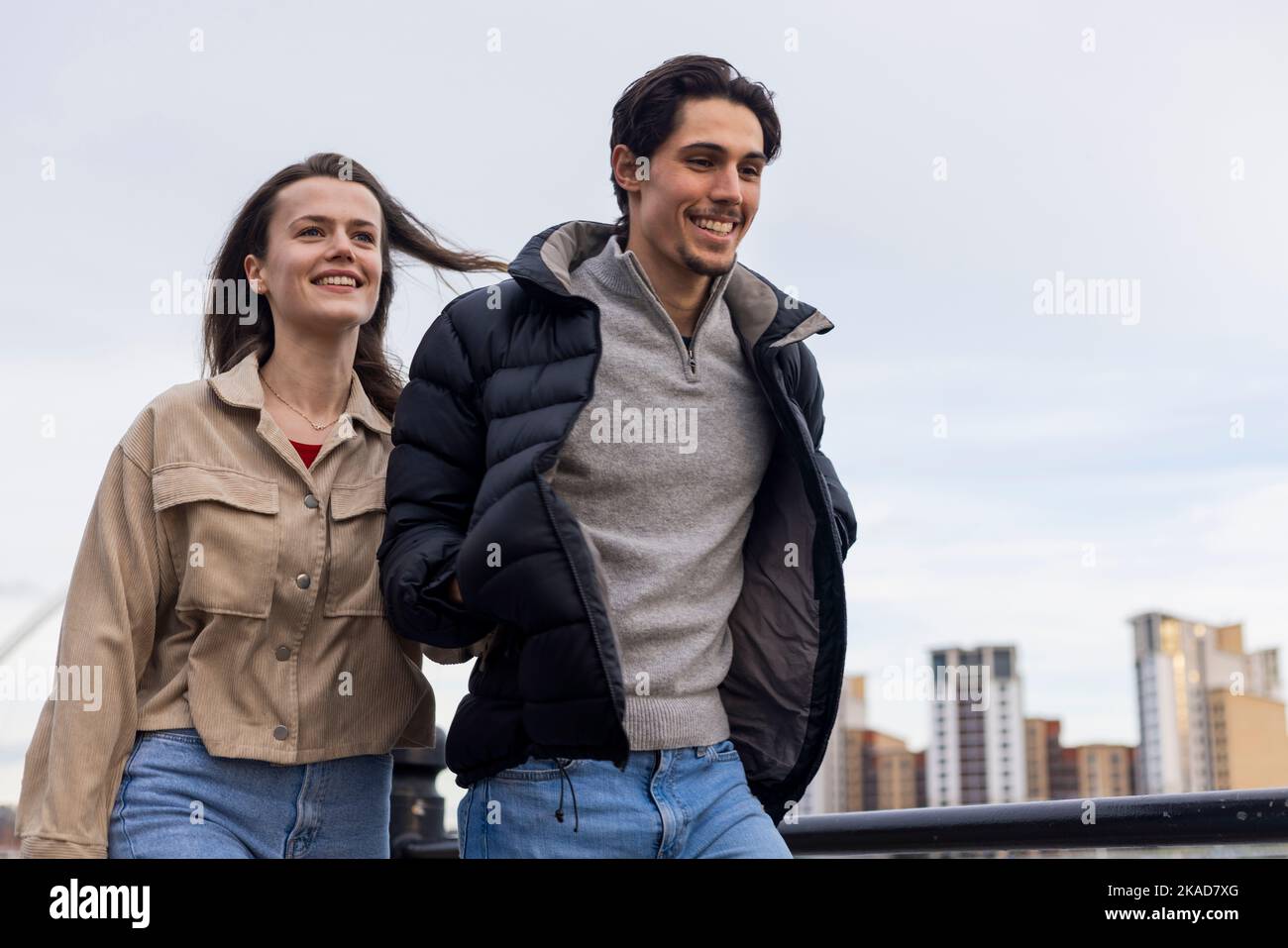 Walking side by side hi-res stock photography and images - Alamy