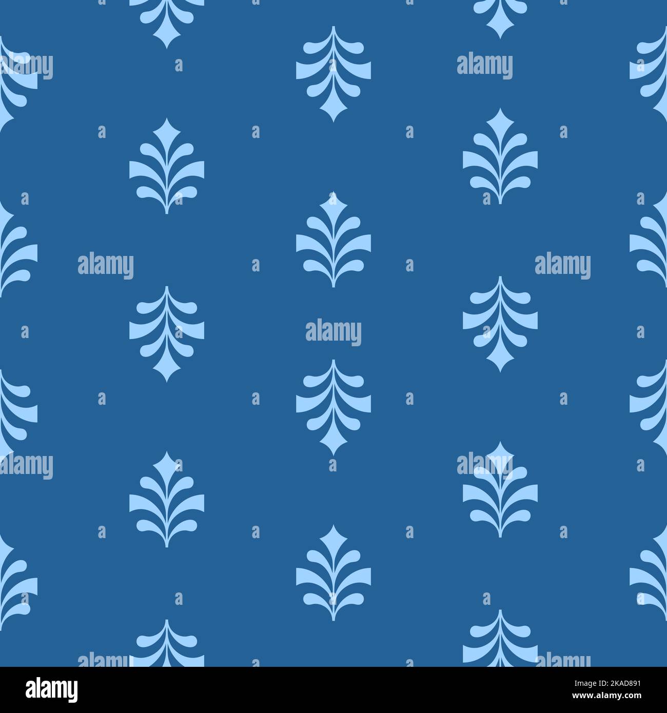 Seamless pattern in trendy blue color. Classic Blue Color of the Year ...