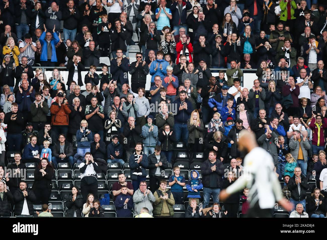 Derby County fans during during the Sky Bet League One match at Pride ...