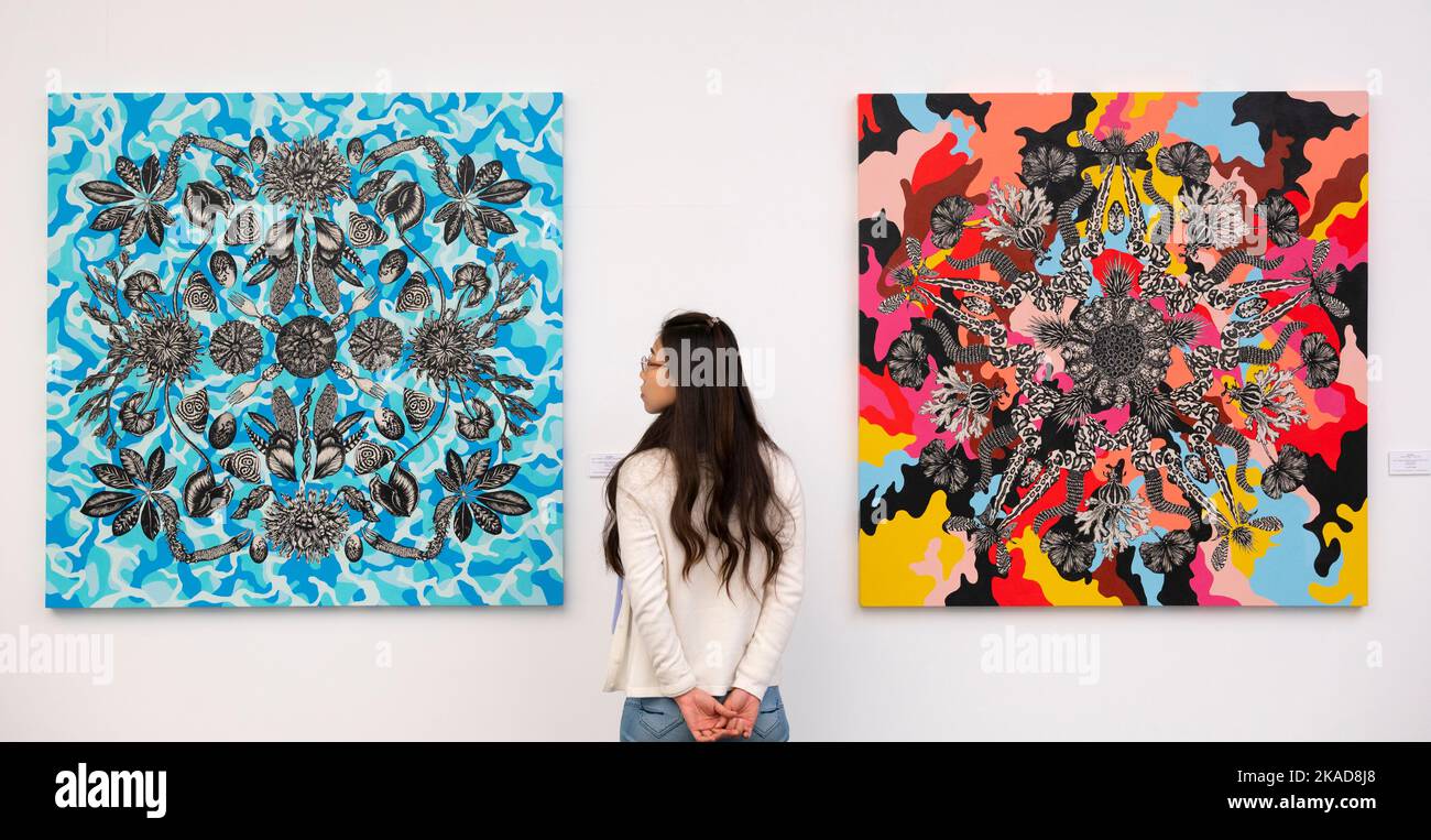 Saatchi Gallery, London, UK. 2 November 2022. Butterfly Effect: New ...