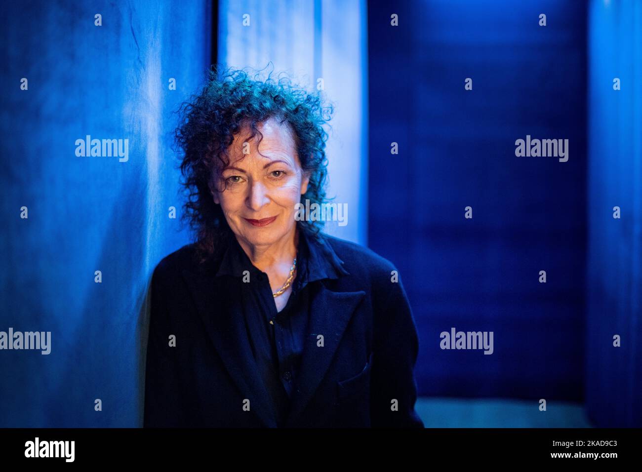 American photographer Nan Goldin photographed in Stockholm, Sweden ...