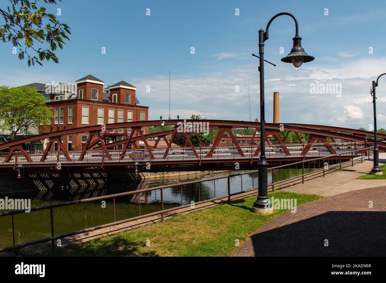 A beautiful shot of Fairport Lift Bridge in New York Stock Photo - Alamy