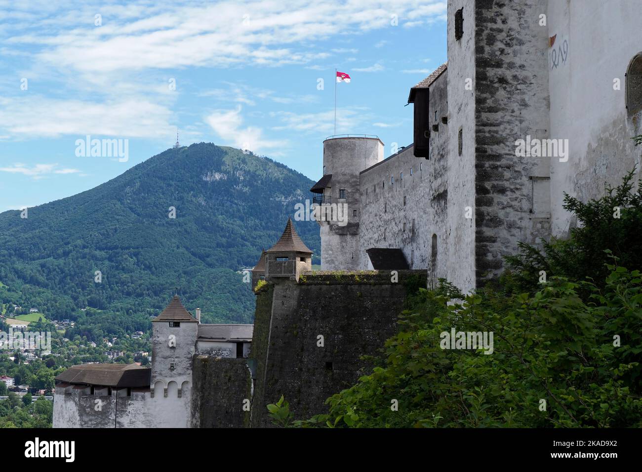 the ancient walls and watch towers of the 11th century Fortress ...