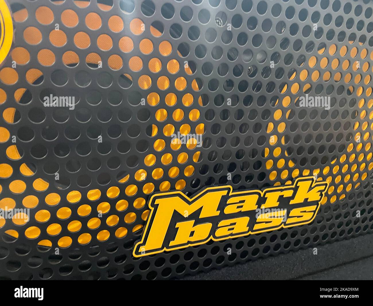 Augusta, Ga USA - 04 18 22: Guitar Center retail store Mark Bass amp ...