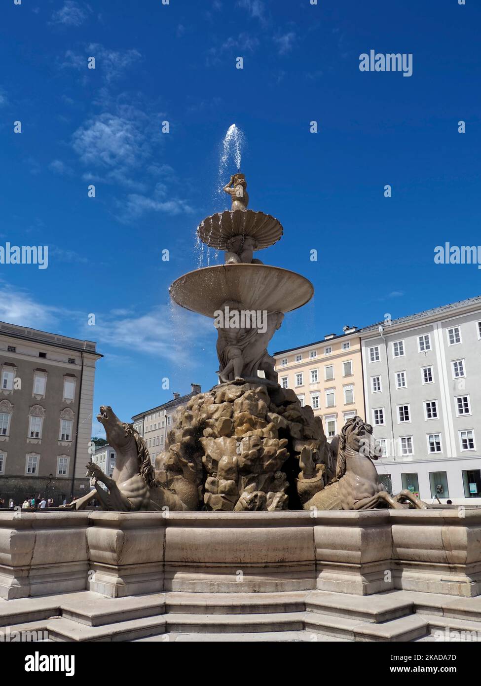 Residenzbrunnen, Residence Fountain a 17th century baroque fountain ...
