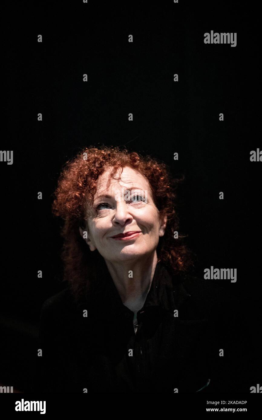 American photographer Nan Goldin photographed in Stockholm, Sweden ...