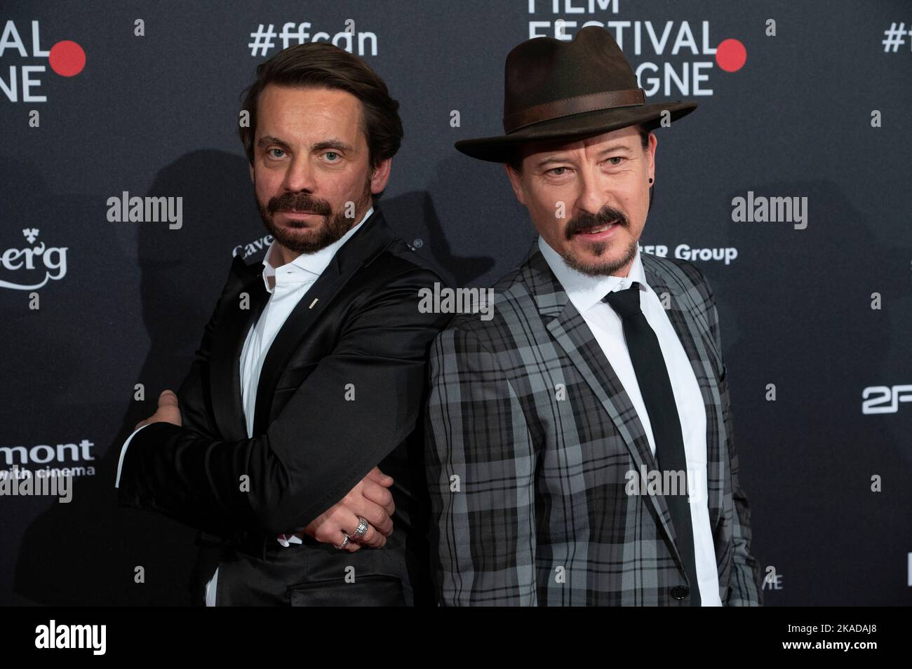 Cologne, Deutschland. 27th Oct, 2022. left to right Romano BRUSA, actor ...