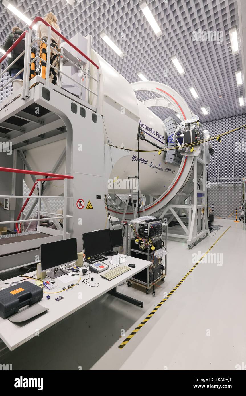 02 November 2022, Hamburg, Finkenwerder: Exterior view of the Acoustic ...