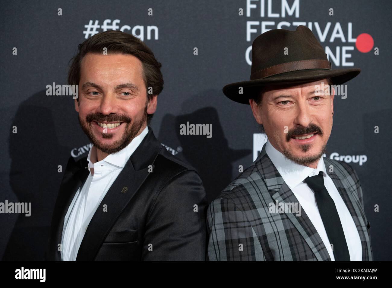 Cologne, Deutschland. 27th Oct, 2022. left to right Romano BRUSA, actor ...