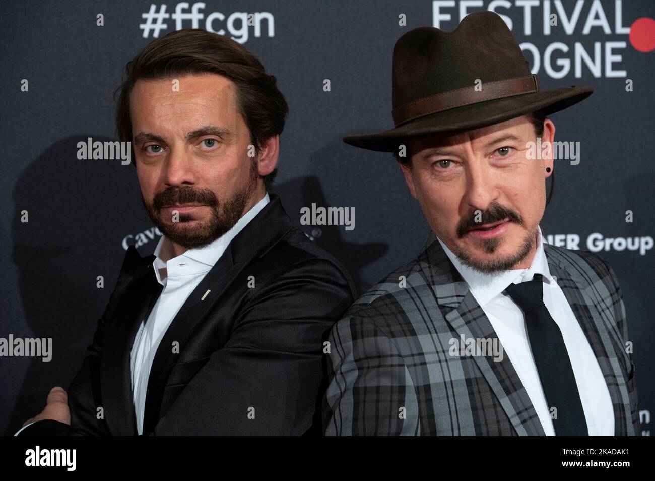 Cologne, Deutschland. 27th Oct, 2022. left to right Romano BRUSA, actor ...