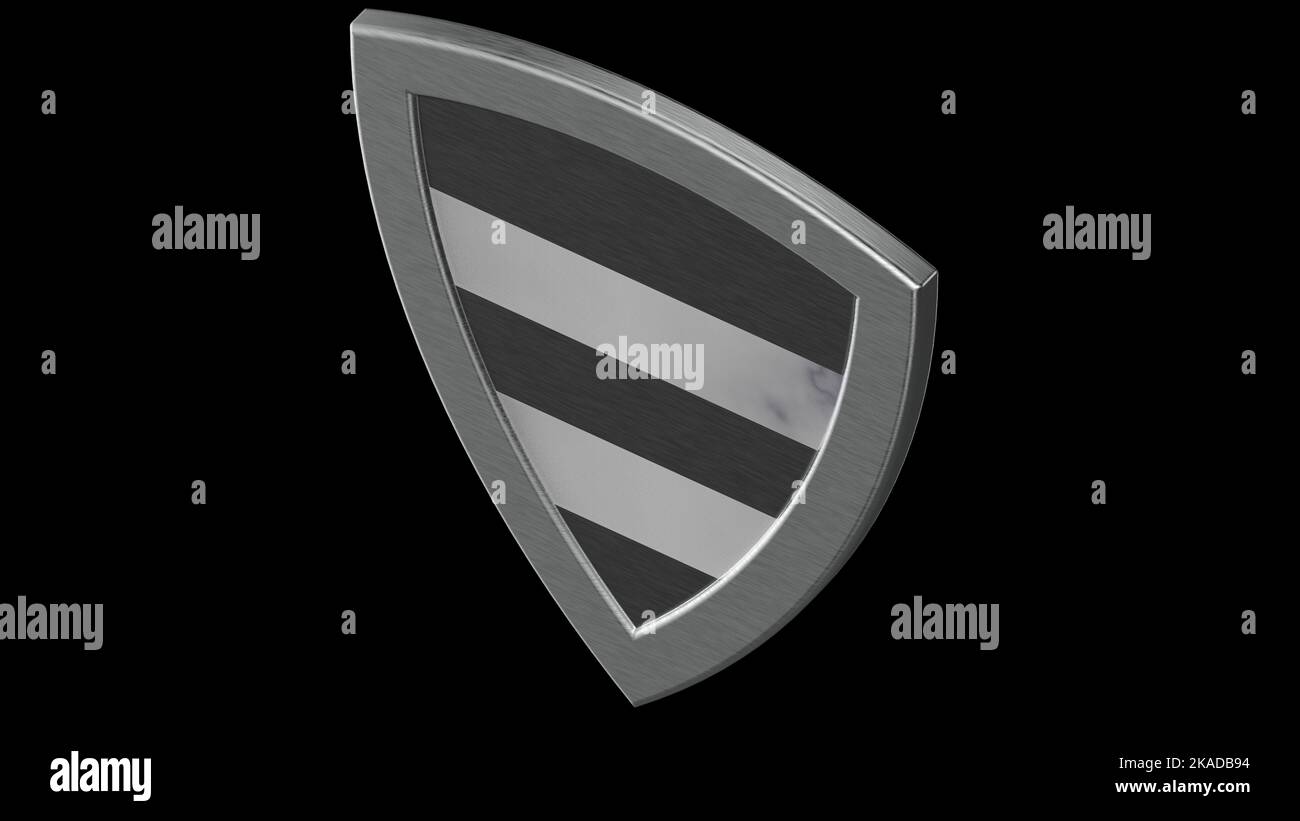 Silver elegant vintage shield hi-res stock photography and images - Alamy
