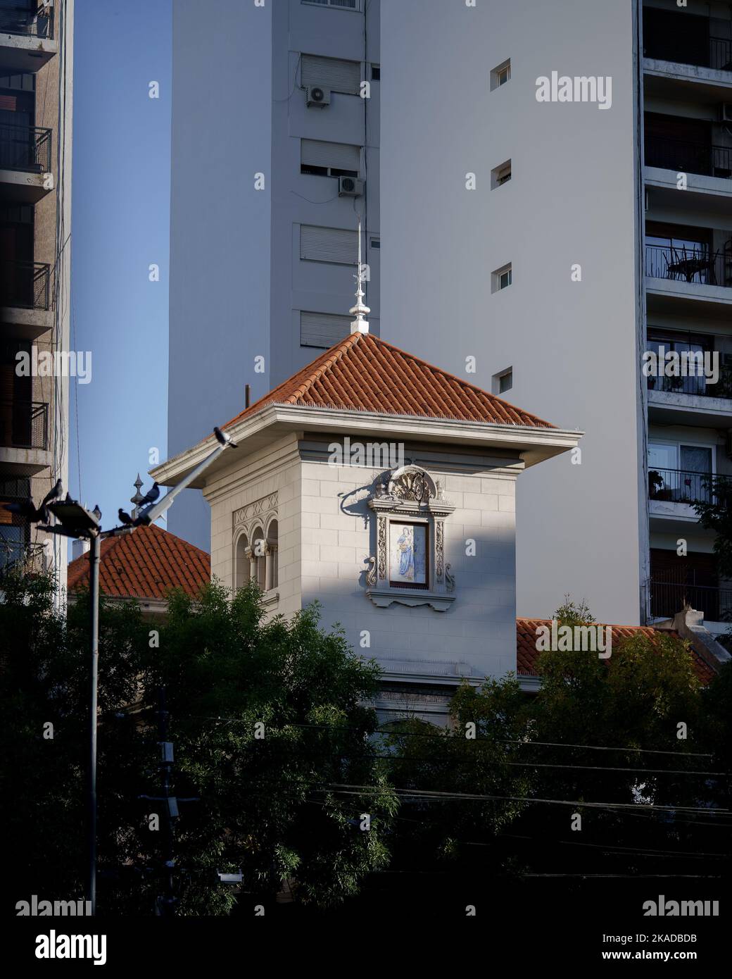 A vertical shot of a cultural center building in Buenos Aires ...