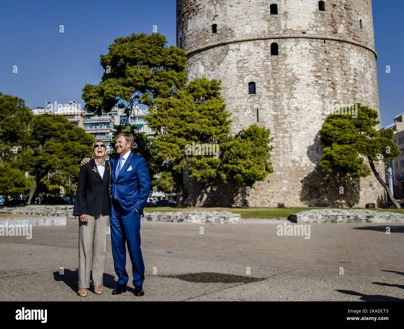 2022-11-02 12:57:12 THESSALONIKI - King Willem-Alexander and Queen ...