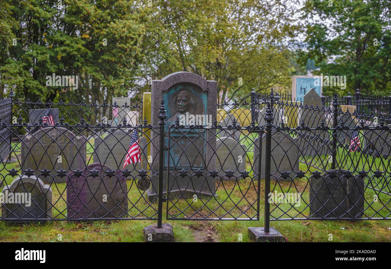 Plymouth, Massachusetts, USA - September 12, 2022: James Warren, a ...