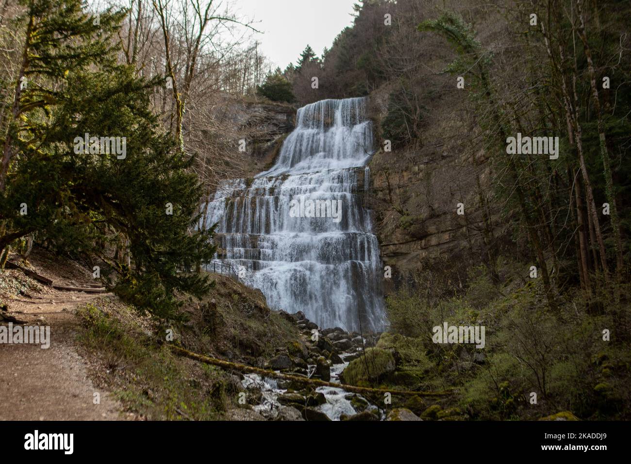 The magical view of the Harrison waterfalls Stock Photo - Alamy