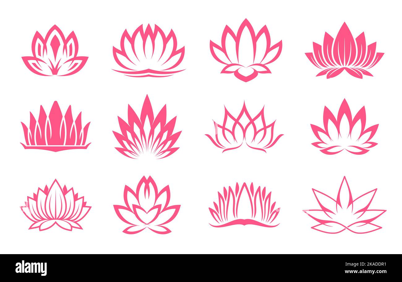 Simple Lotus Flower Graphic