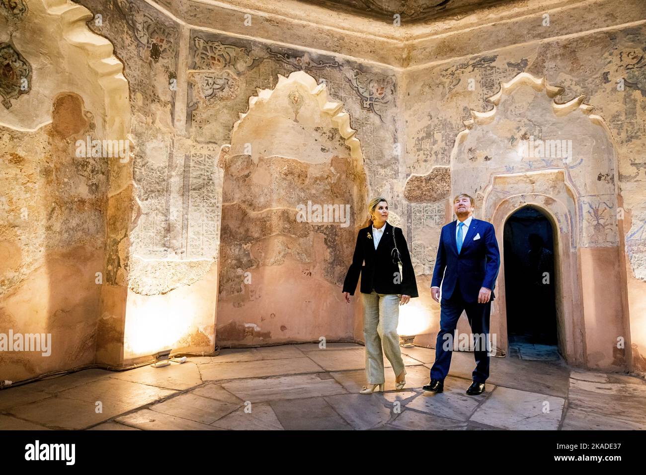 2022-11-02 12:30:38 THESSALONIKI - King Willem-Alexander and Queen ...