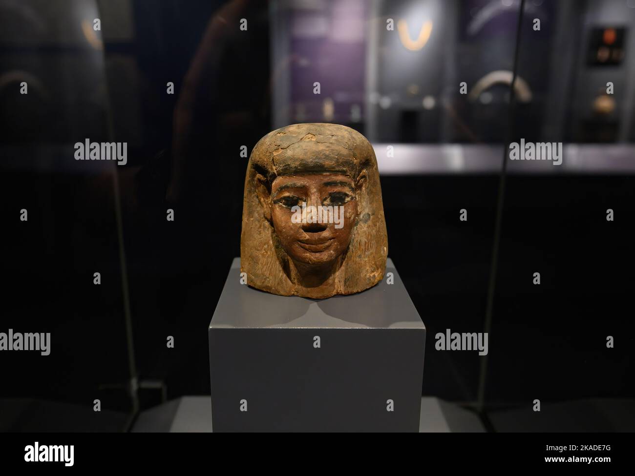 Budapest, Hungary. Interior of the Museum of Fine Arts. Ancient Egypt ...