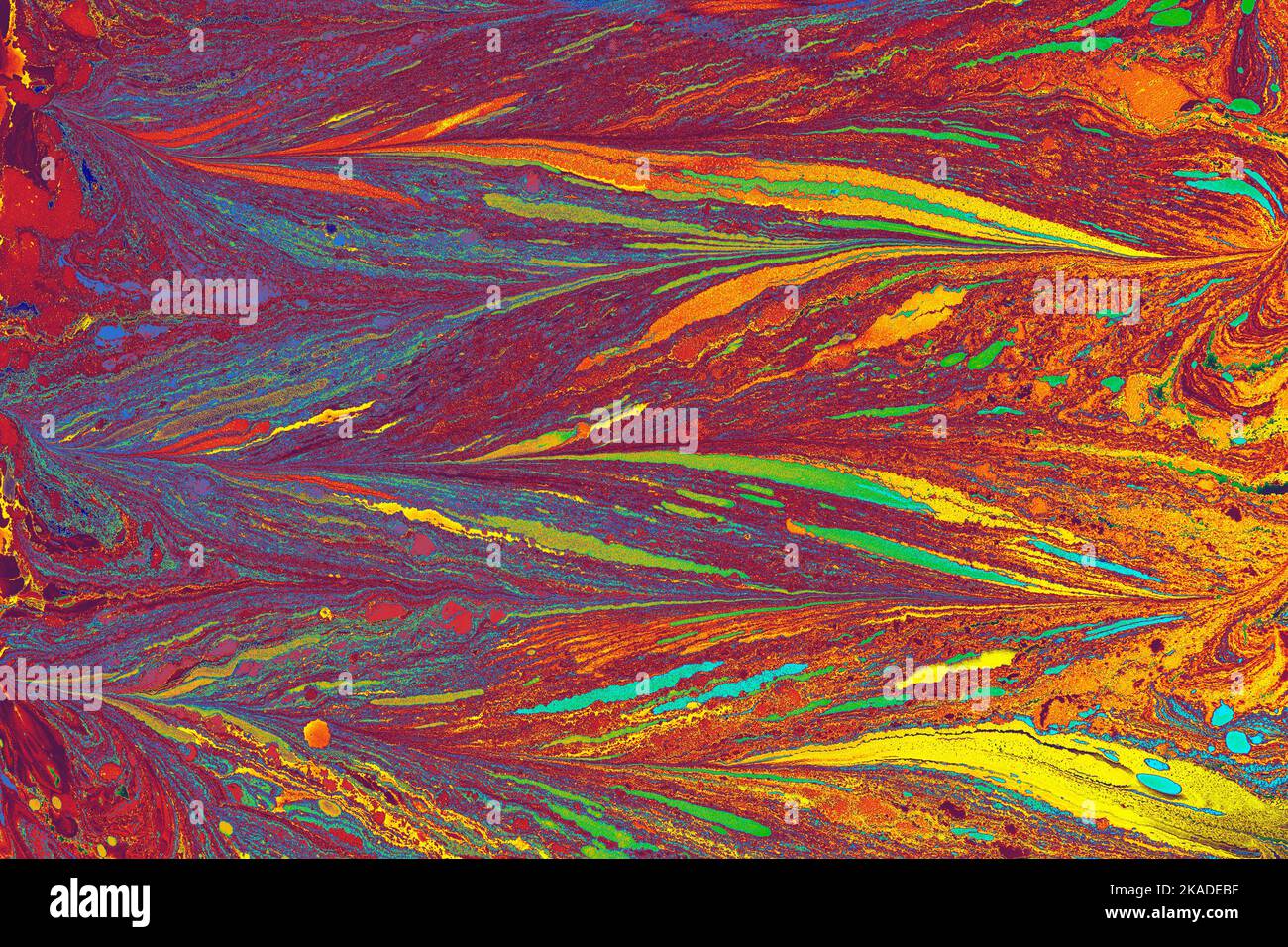 Ebru marble effect pattern design for print Stock Photo - Alamy