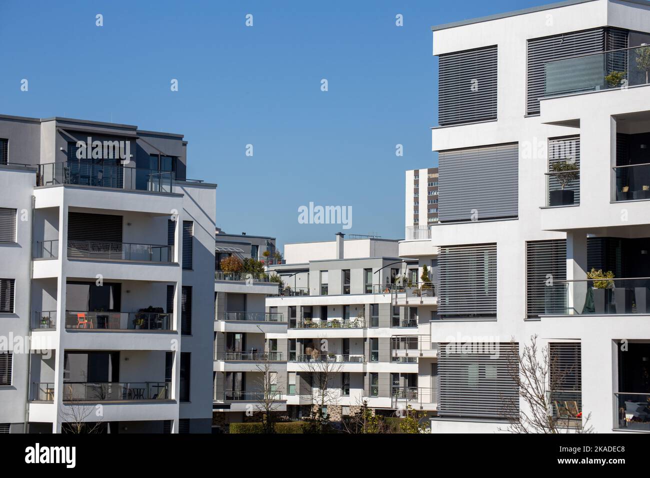 Modern residential complex in urban style Stock Photo - Alamy