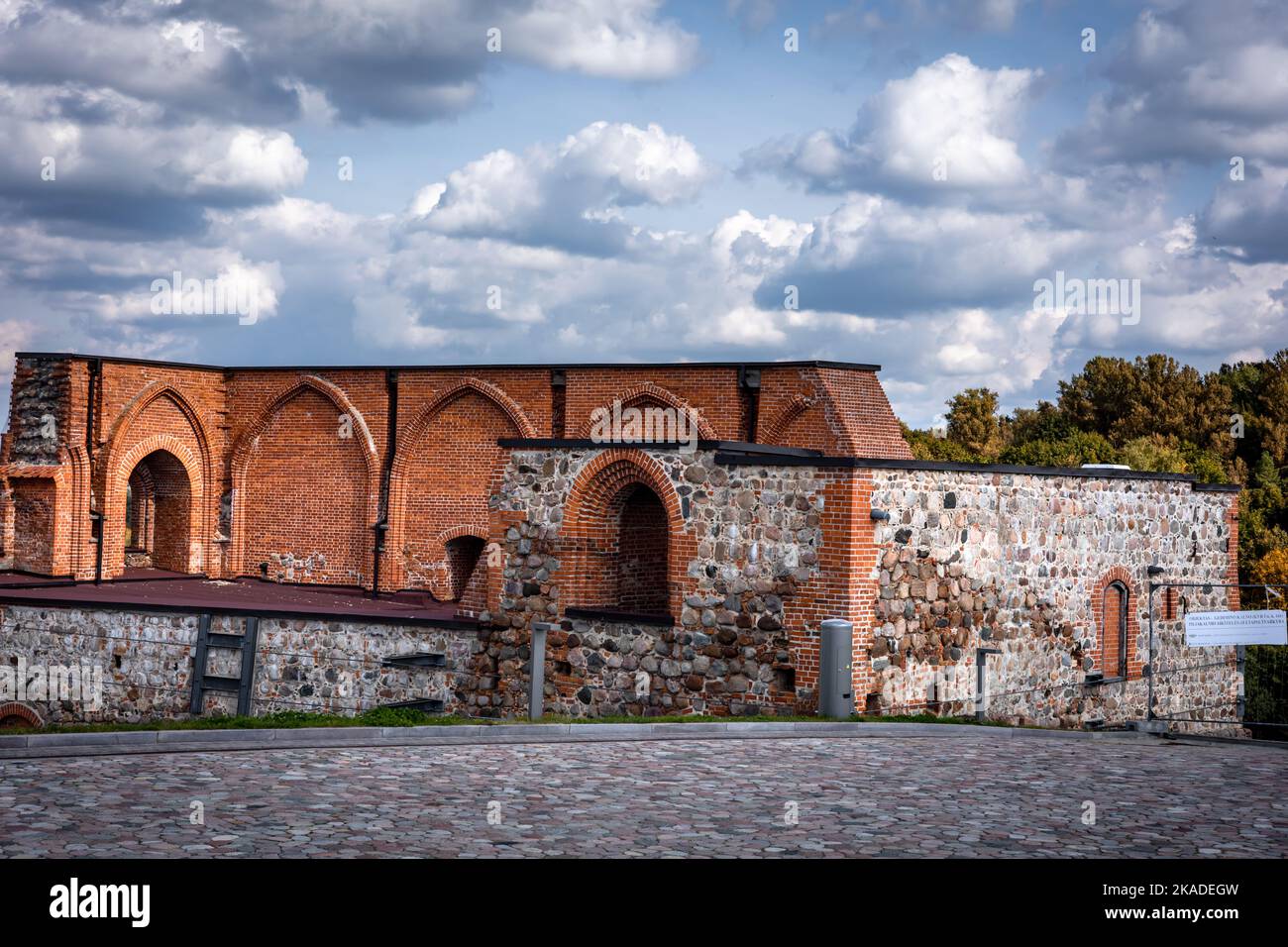 Vilnius, Lithuania - September 26, 2022: Gediminas tower on the hill ...