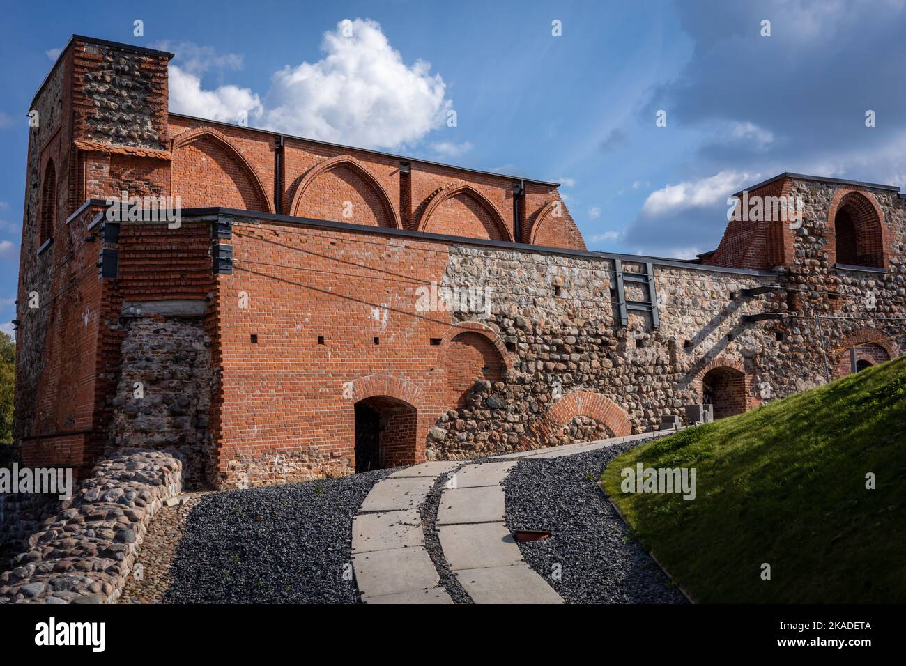 Vilnius, Lithuania - September 26, 2022: Gediminas tower on the hill ...